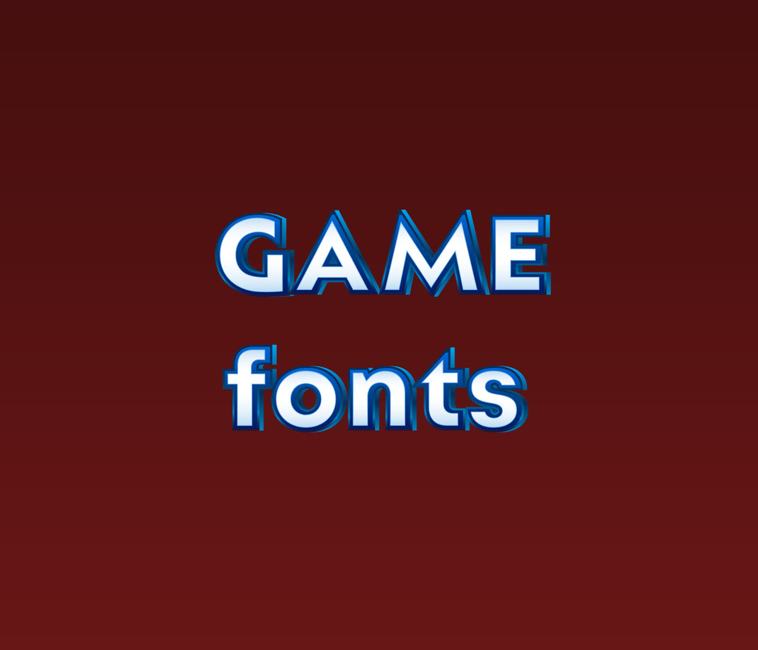 Video Game Textured Fonts: Pixelated, Futuristic, and Immersive Textur ...
