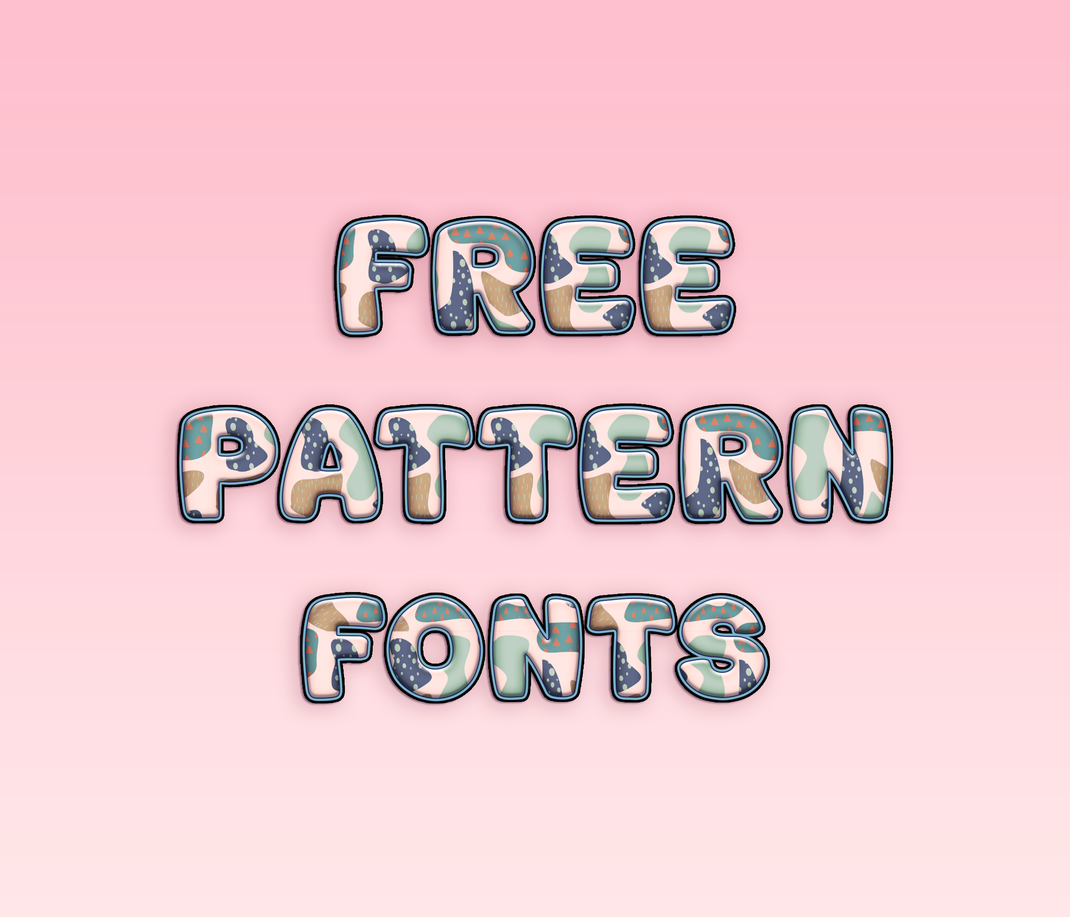 FREE Pattern Fonts – Alina's Fonts