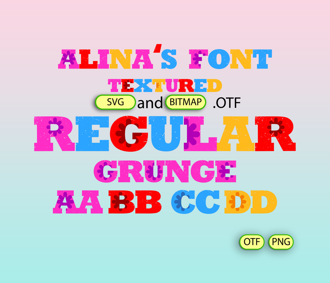 Texturedfonts: Unique and Creative Fonts for Every Project – Alina's Fonts