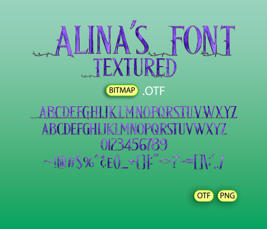Mischievous Witch Font Textured Bundle – Alina's Fonts