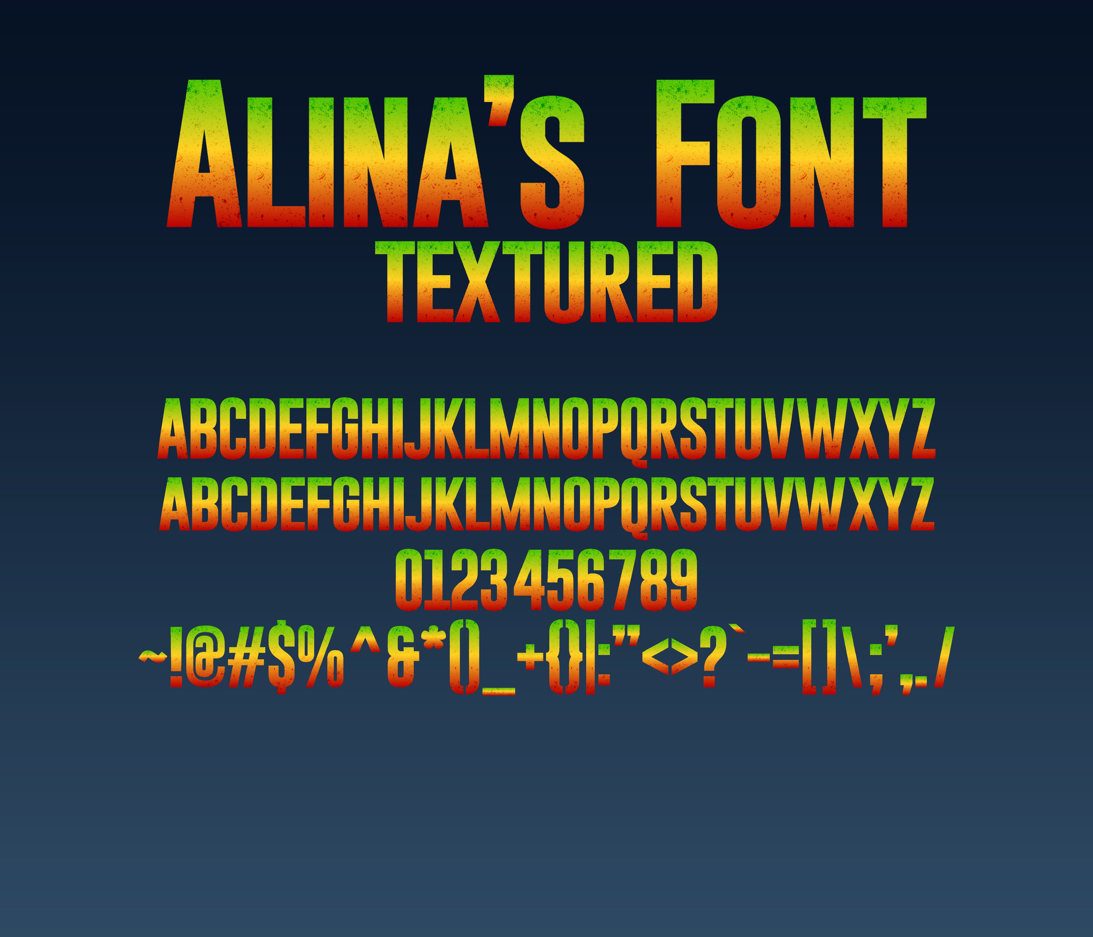 Reggae Legend Font Textured – Alina's Fonts