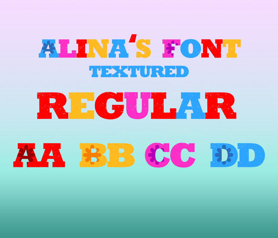 Texturedfonts: Unique and Creative Fonts for Every Project – Alina's Fonts
