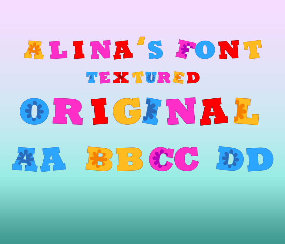 Texturedfonts: Unique and Creative Fonts for Every Project – Alina's Fonts