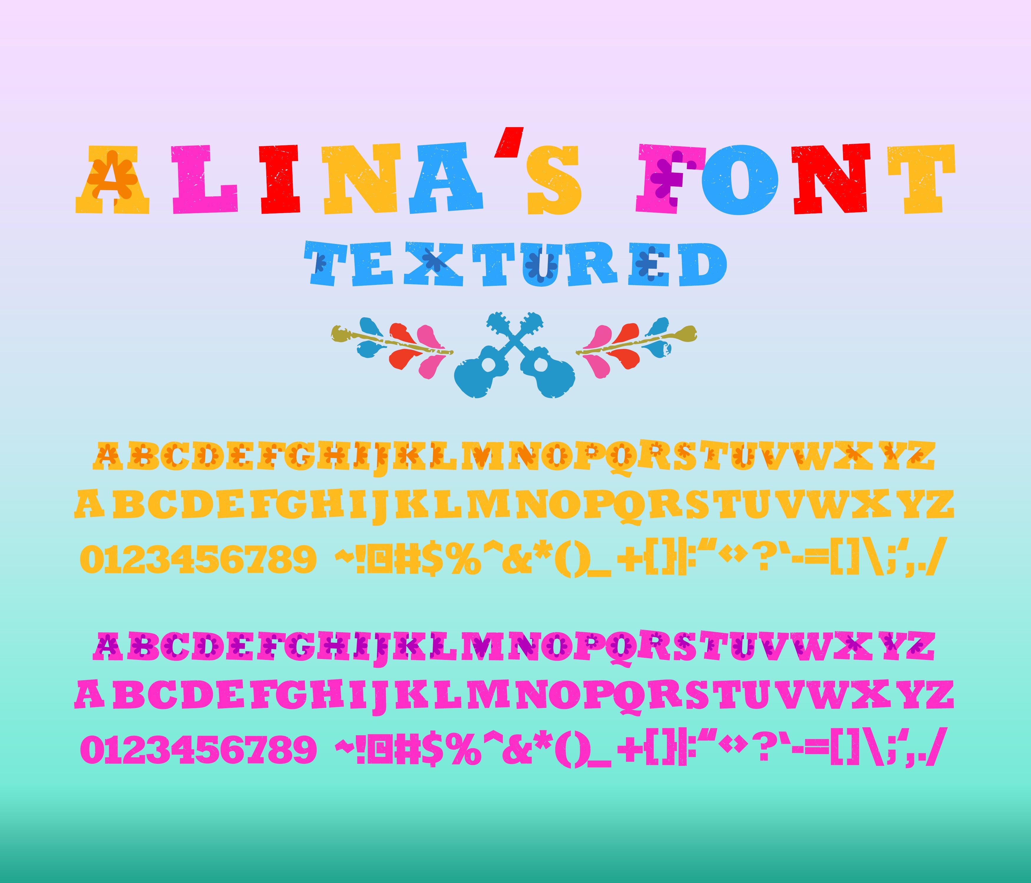 Texturedfonts: Unique and Creative Fonts for Every Project – Alina's Fonts