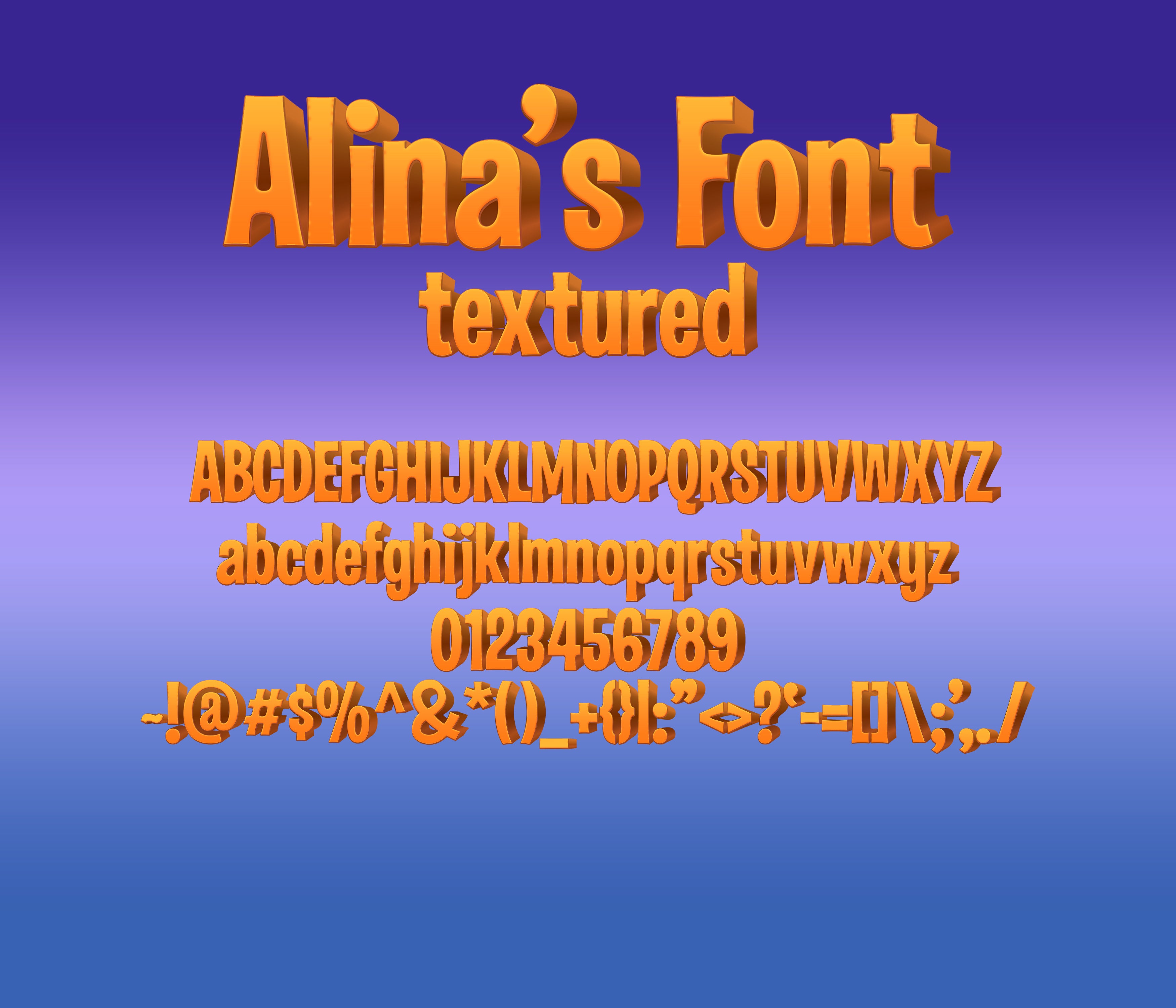 Mischief Makers 4 Font Textured – Alina's Fonts