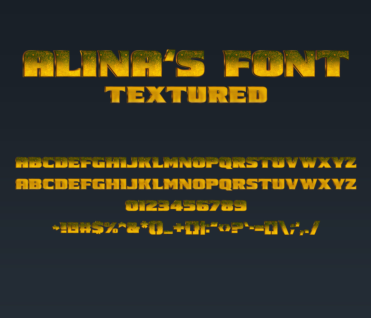 Kung Fu Panda Font 4 - Textured Font – Alina's Fonts