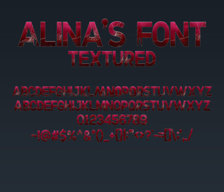 Texturedfonts: Unique and Creative Fonts for Every Project – Alina's Fonts