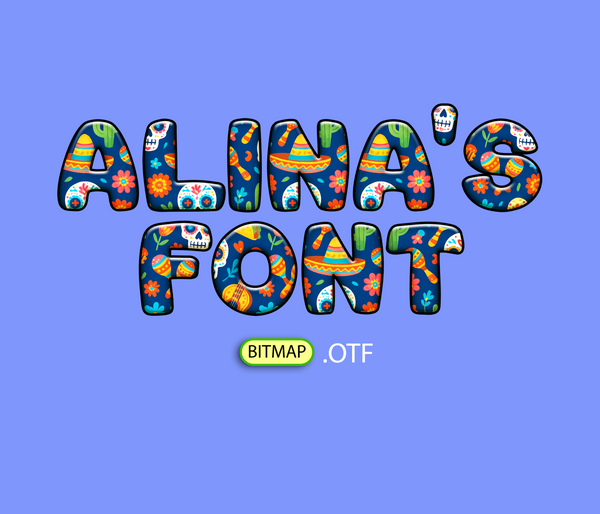 FREE Corazón Mexicano Pattern Font – Alina's Fonts