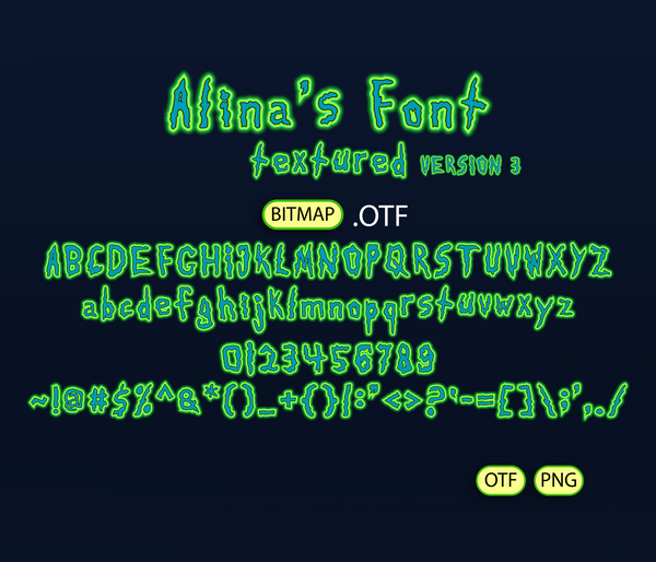 Interdimensional Adventure Fonts Textured Bundle – Alina's Fonts