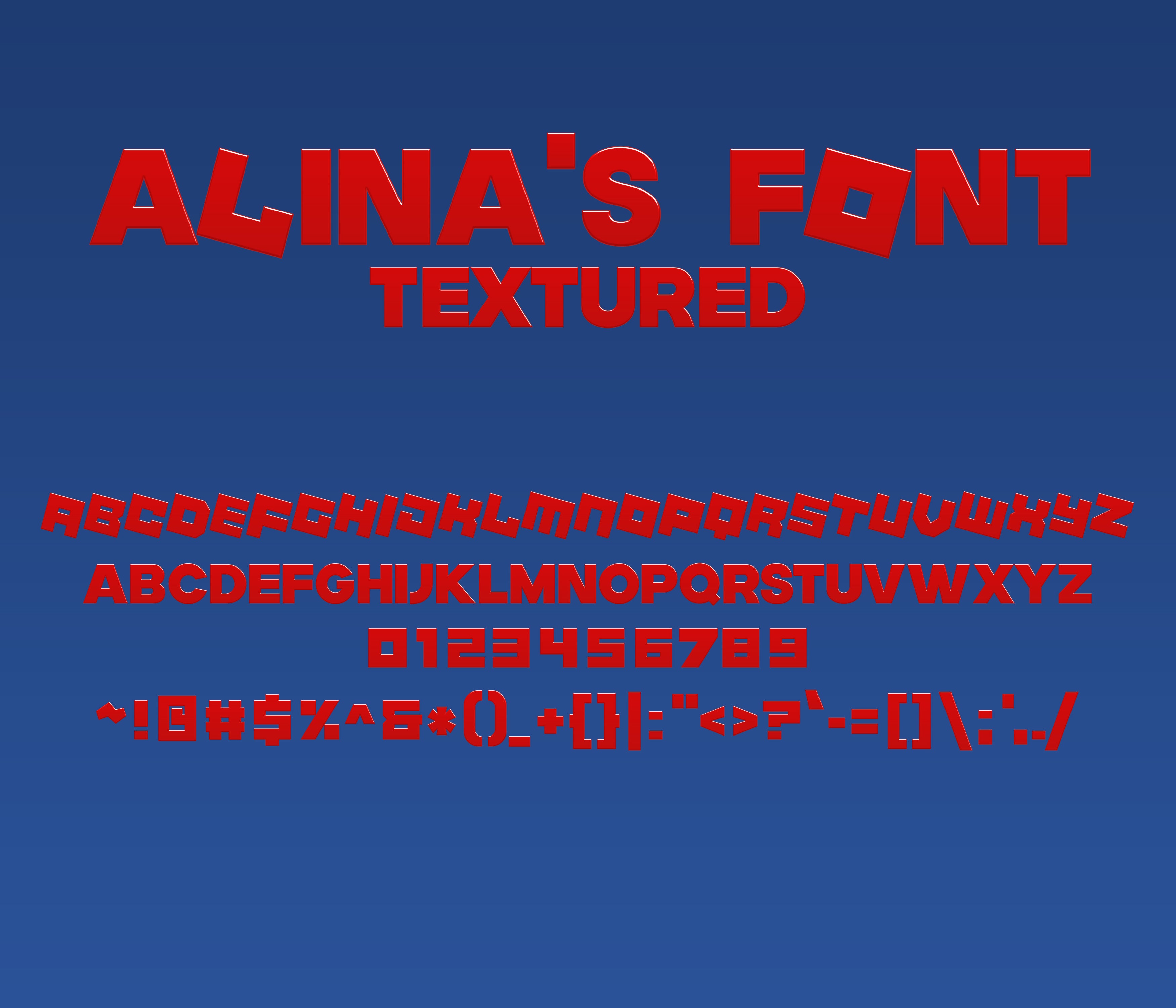 BlockWorld Font Textured – Alina's Fonts