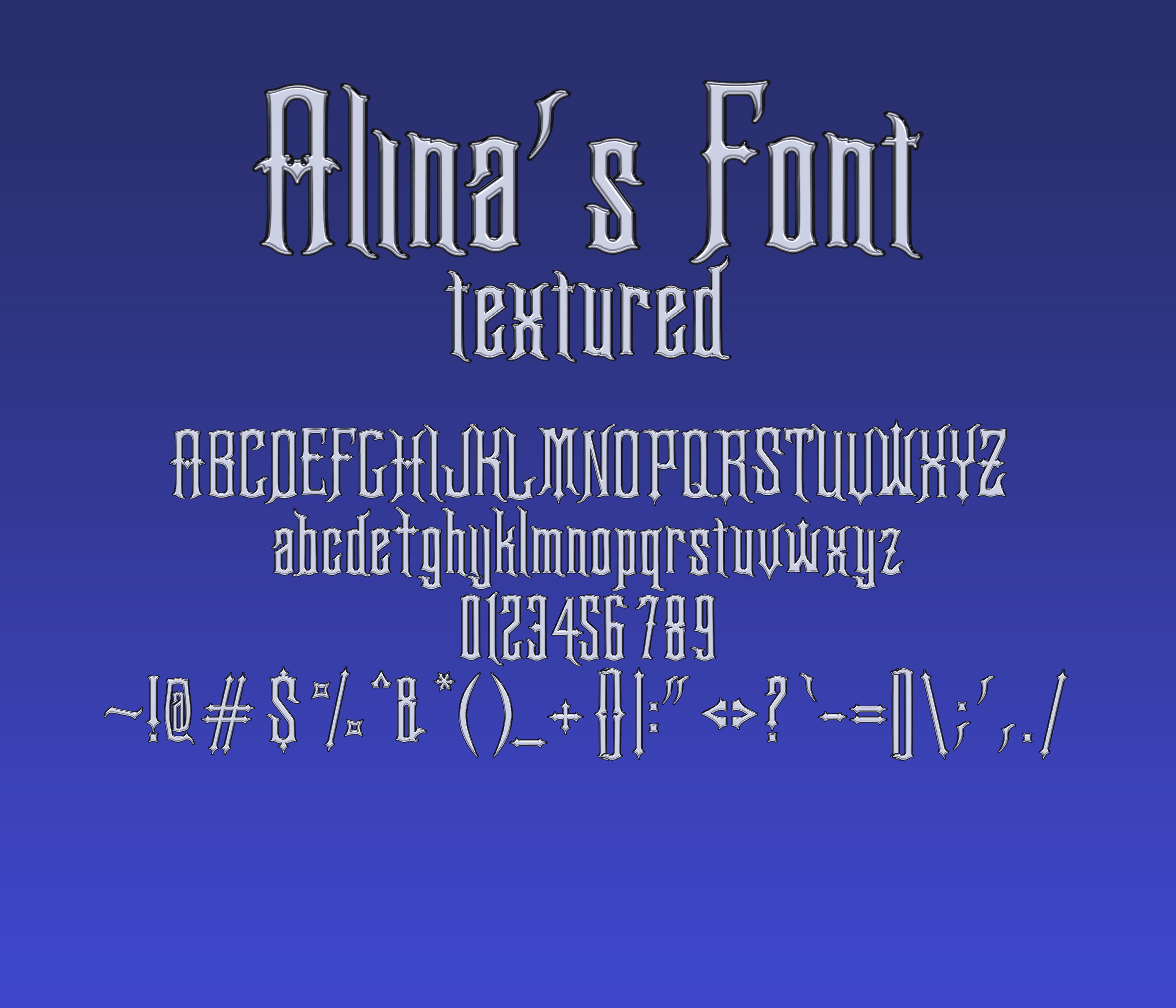 Enchanted Manor Font Textured – Alina's Fonts