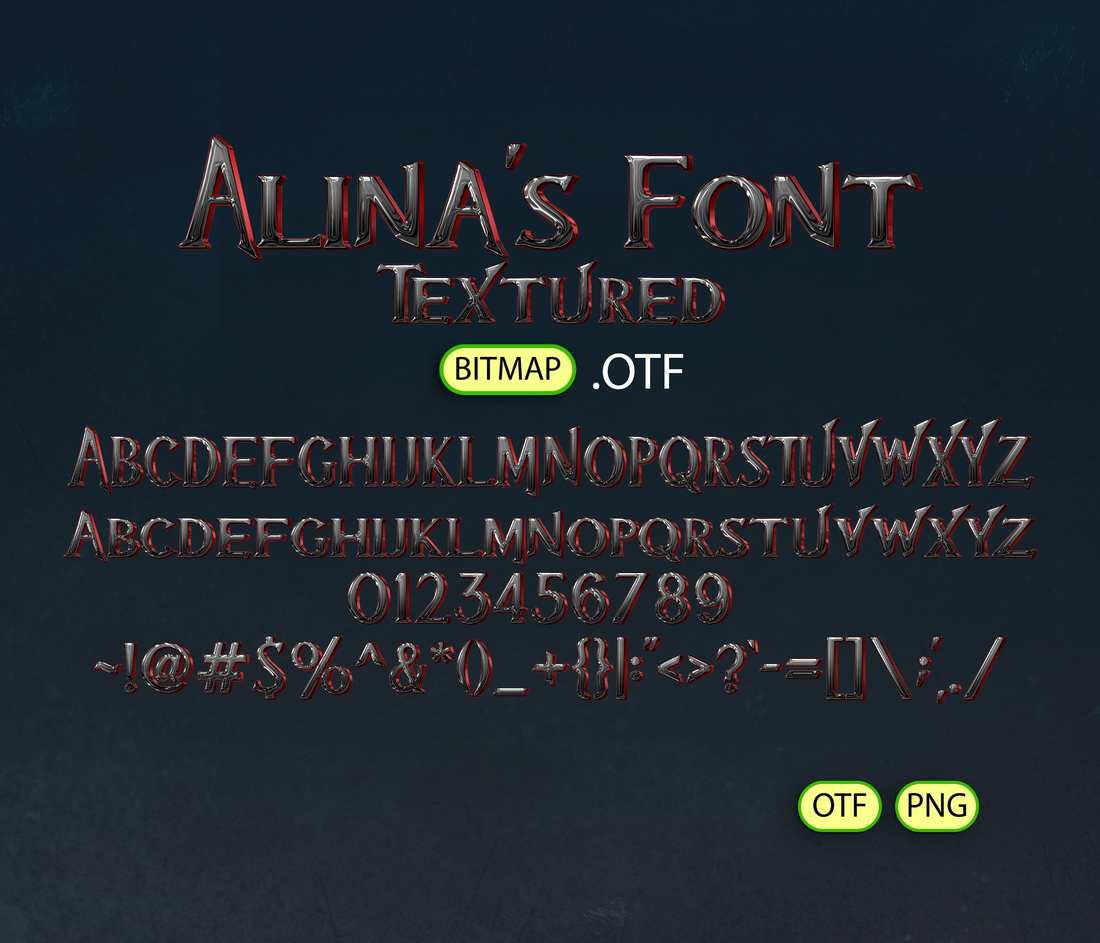 Venomous Twist Font Textured – Alina's Fonts