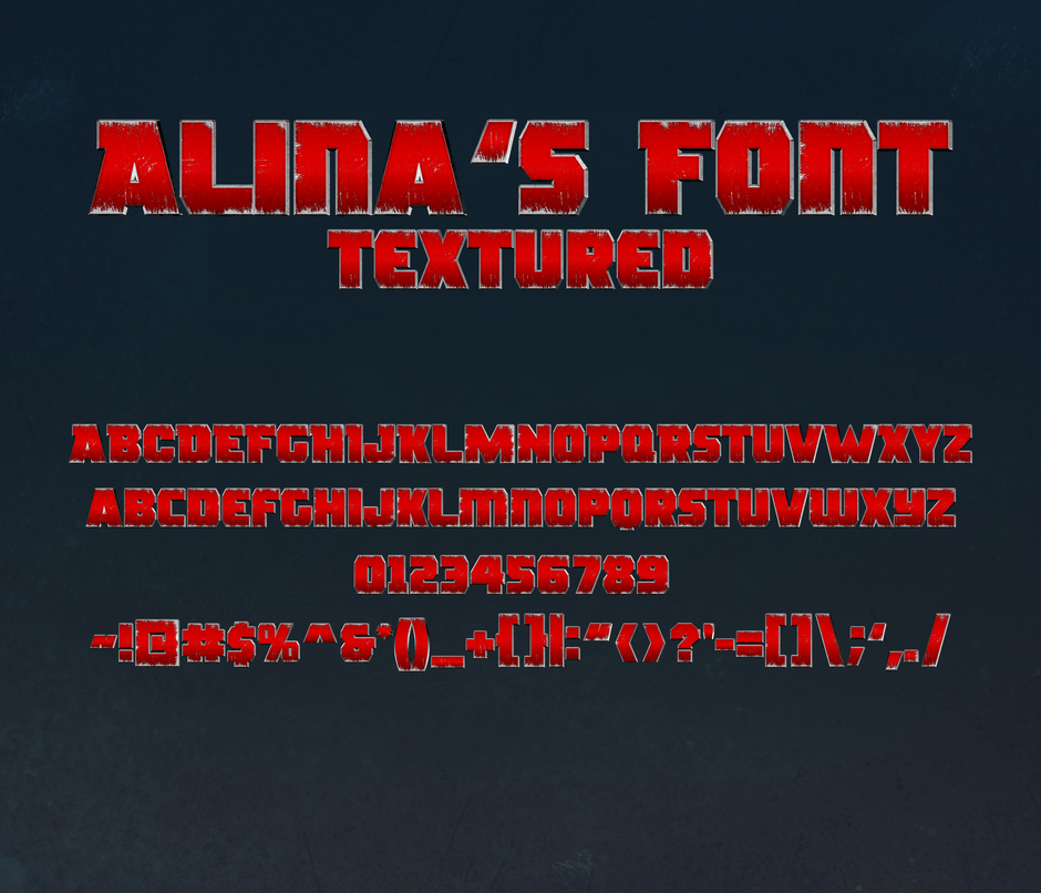 Texturedfonts: Unique and Creative Fonts for Every Project – Alina's Fonts