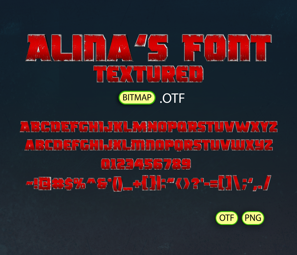 Clash with Rival Heroes Font Textured Bundle – Alina's Fonts