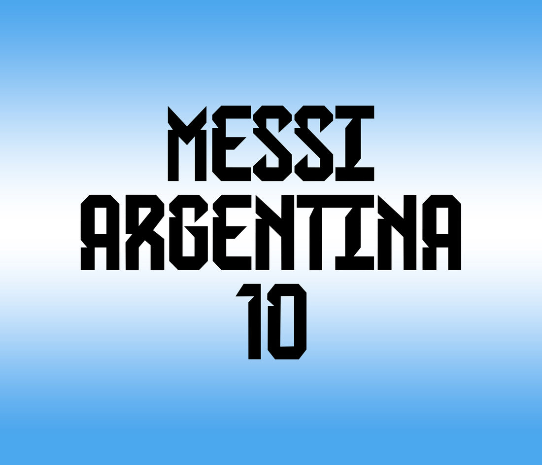 Argentina Font World Cup Winners: The Argentina Messi Cricut Font ...